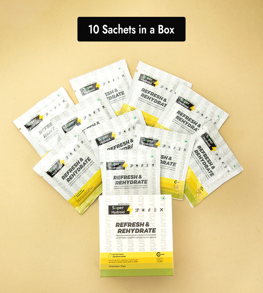 Super Hydraid - Ultimate Hydration Drink in Orange, Mango & Lemon Flav ...